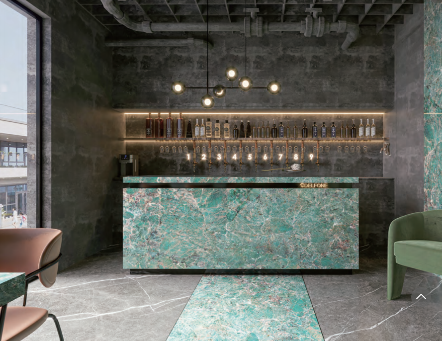 Columbia Emerald Green Marble Slab | Boli Ceramics